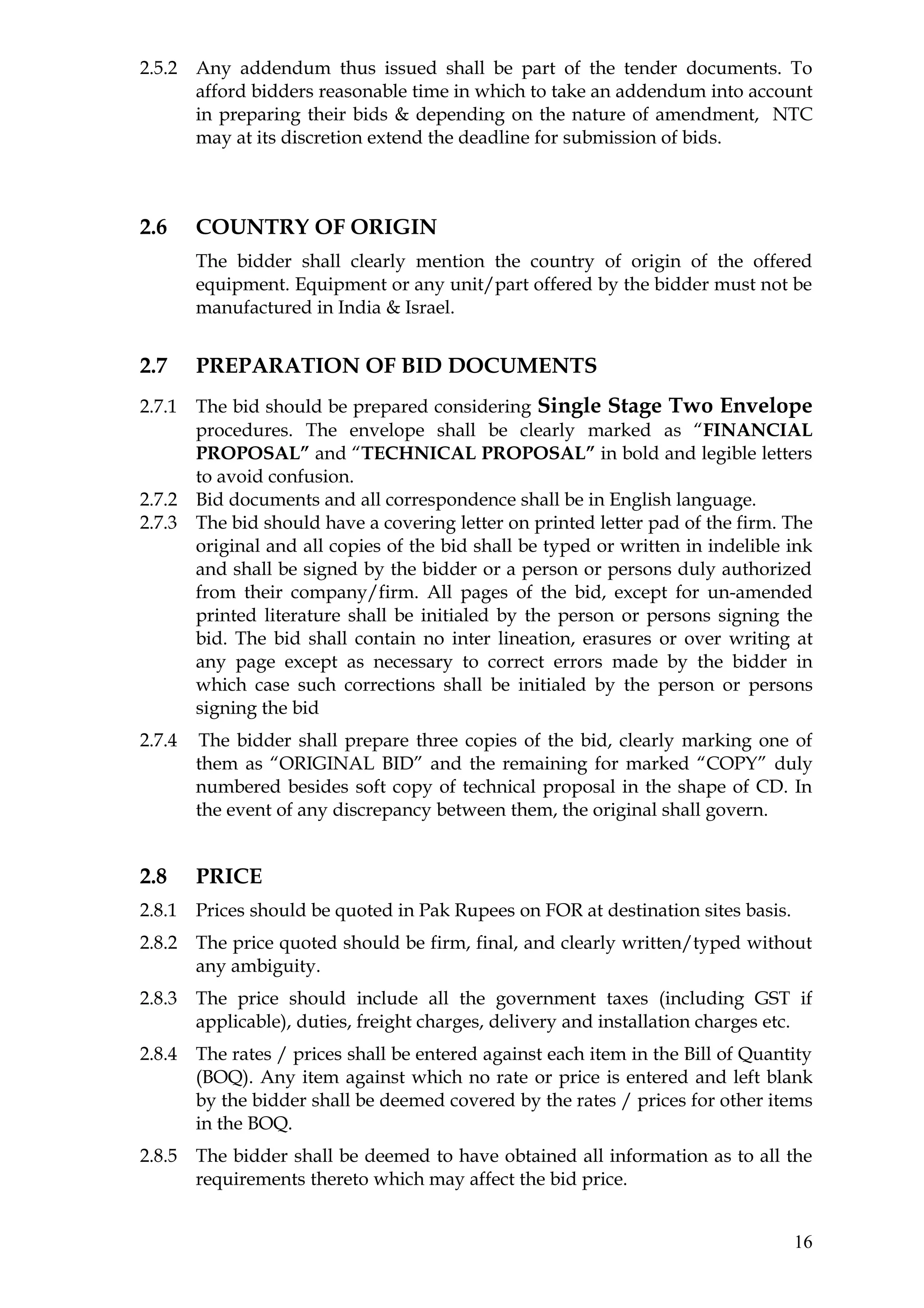 Request For Proposal - Longhaul Backbone Project | PDF