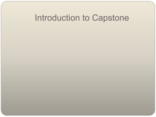 PPT for Capstone | PPTX