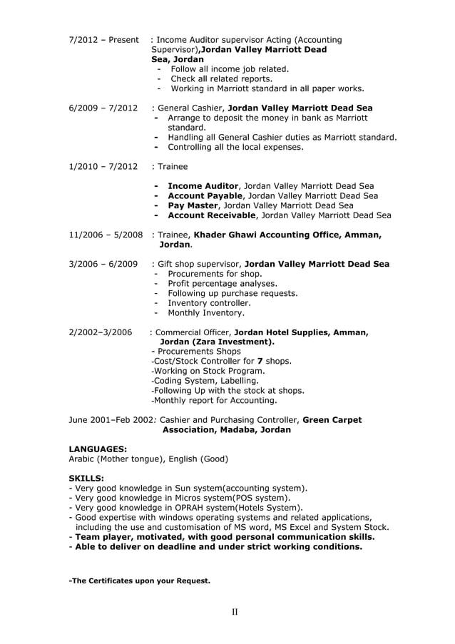 Yousef Shehadeh CV's | PDF