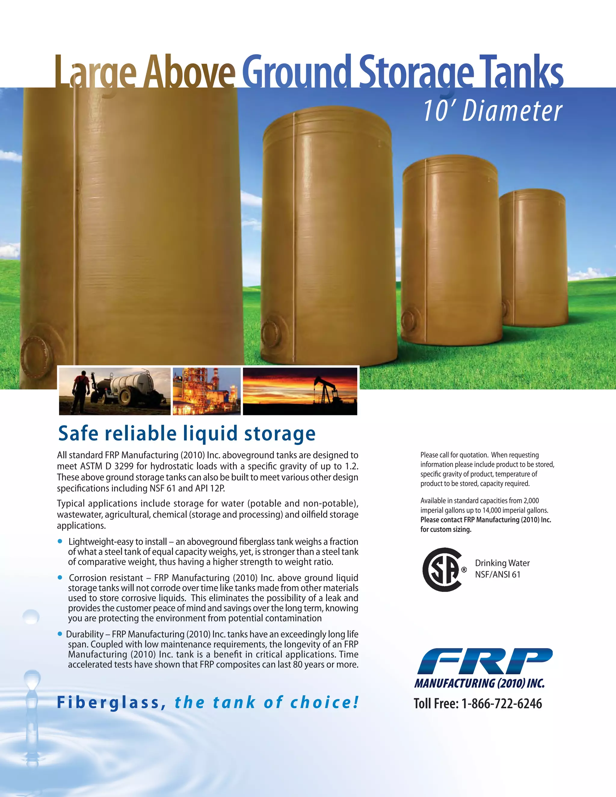 FRP Manufacturing (2010) Inc. - Product Portfolio | PDF