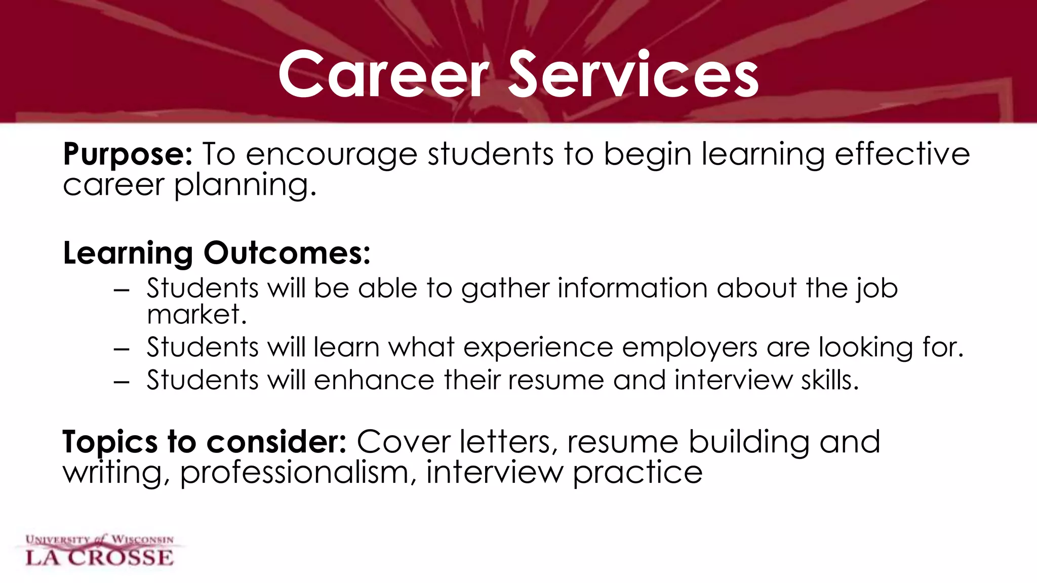 Student Employee Training Learning Outcomes | PPT