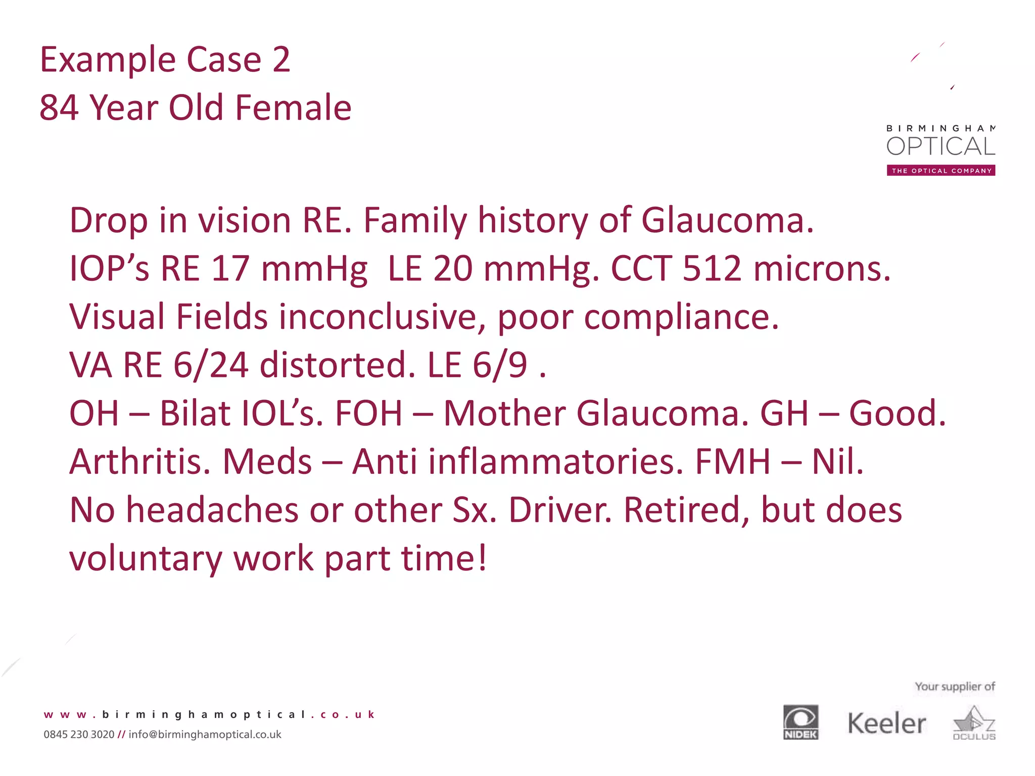 Glaucoma and OCT – Are Macula Scans More Valuable than Disc Scans | PPTX