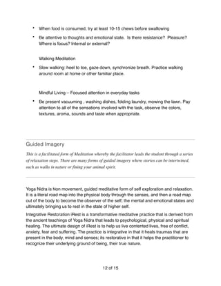 Time Out - A beginners guide to meditation for self care | PDF