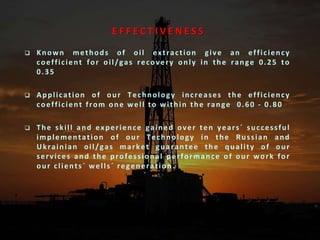 DEPLETED OIL FIELDS - Regeneration with Water_Shutoff - EUCO Group | PPSX