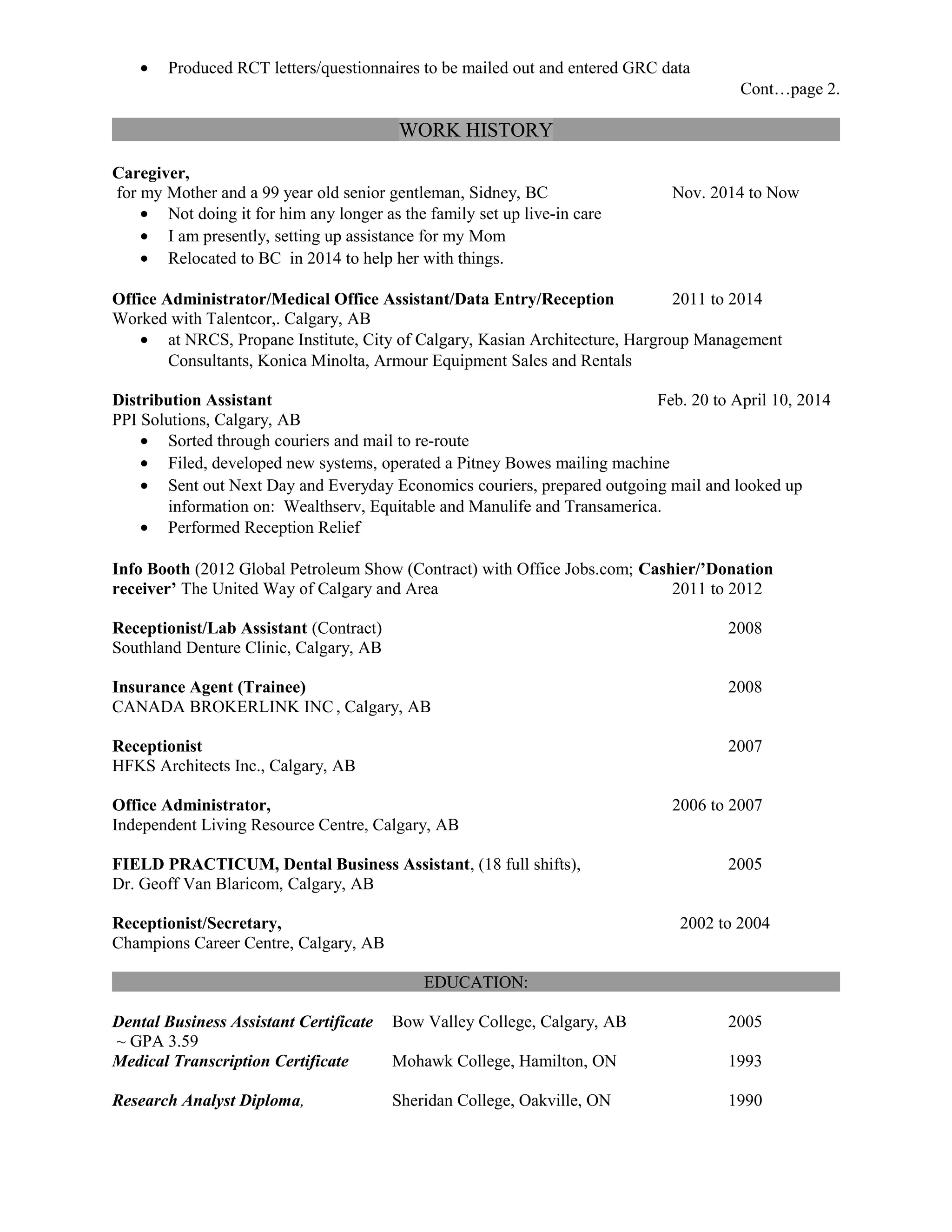 2015 Resume | PDF