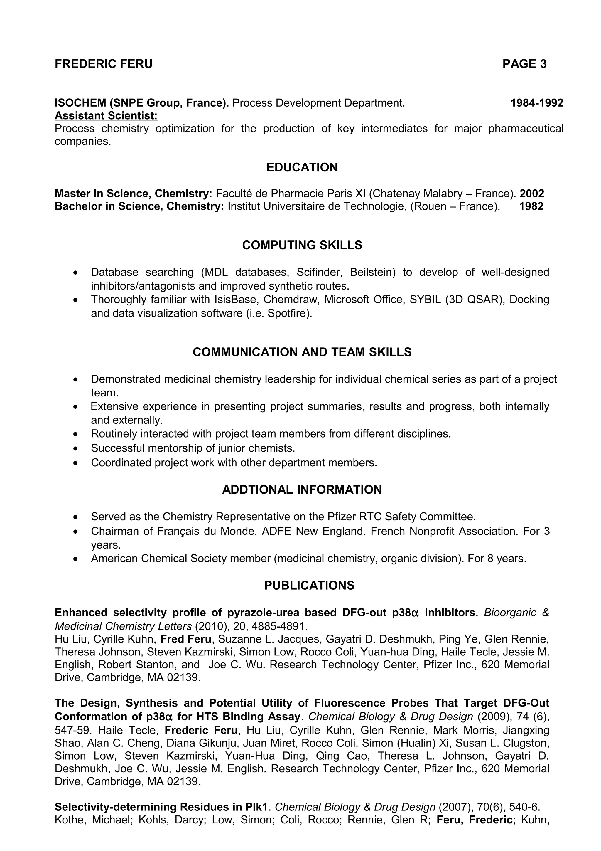 Resume_Frederic_Feru_october_2015 | DOC
