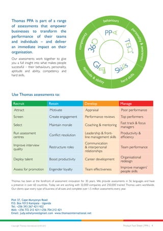PPA_Product_Fact_Sheet | PDF | Resume Writing and Advice | Job Search