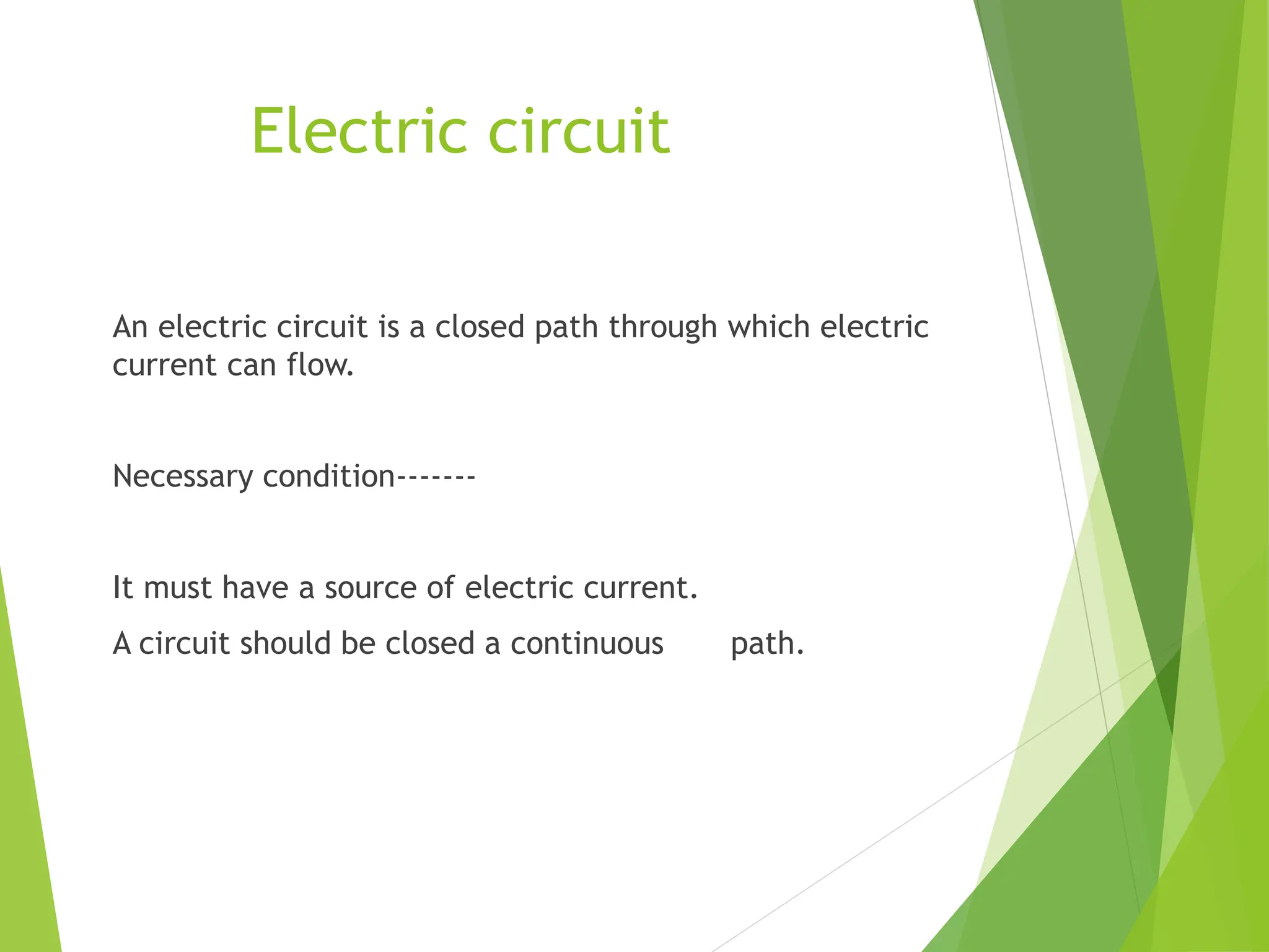 ELECTRIC CURRENTS AND ITS EFFECTS FOR CLASS 7 | PPTX