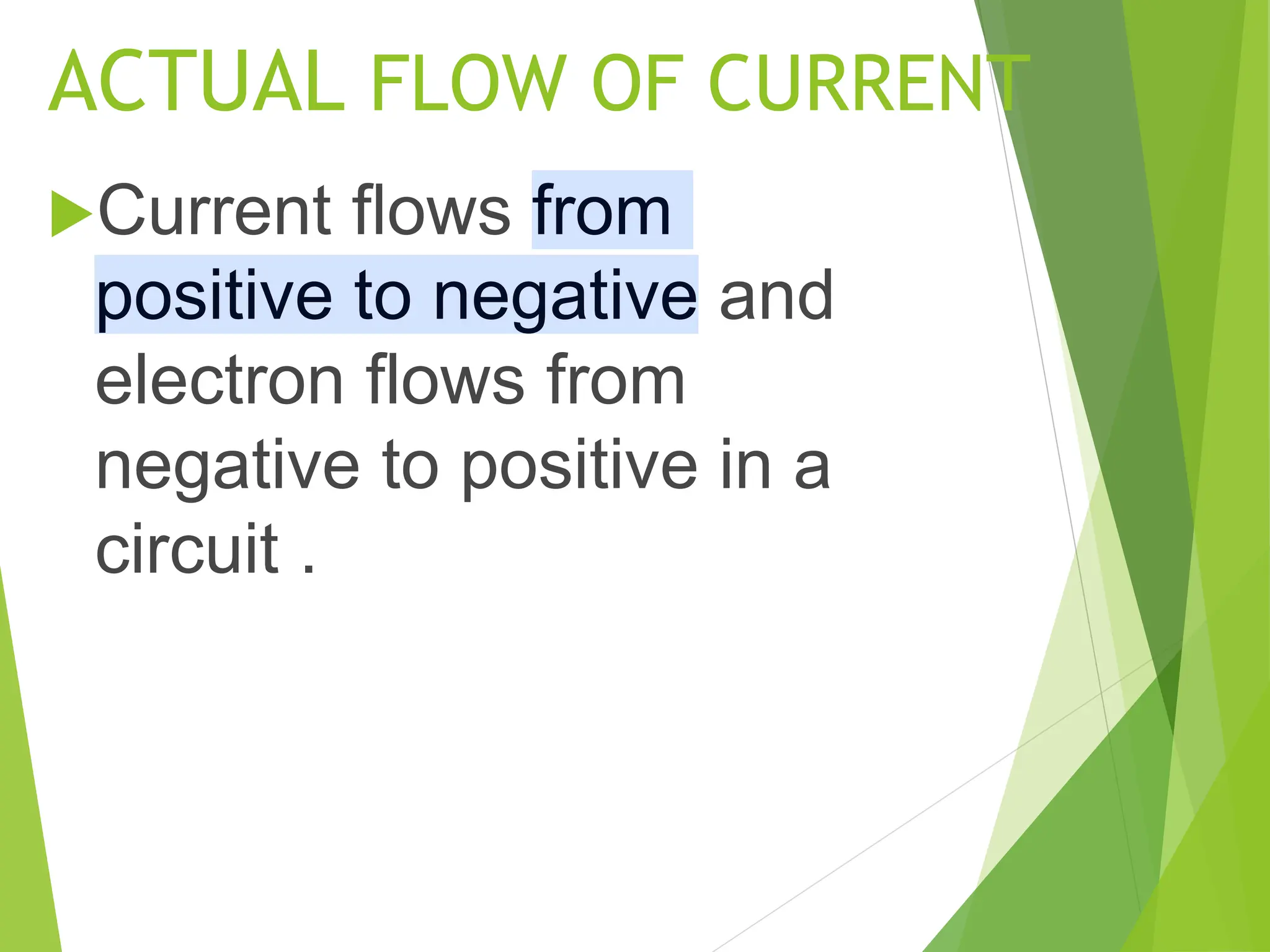 ELECTRIC CURRENTS AND ITS EFFECTS FOR CLASS 7 | PPTX