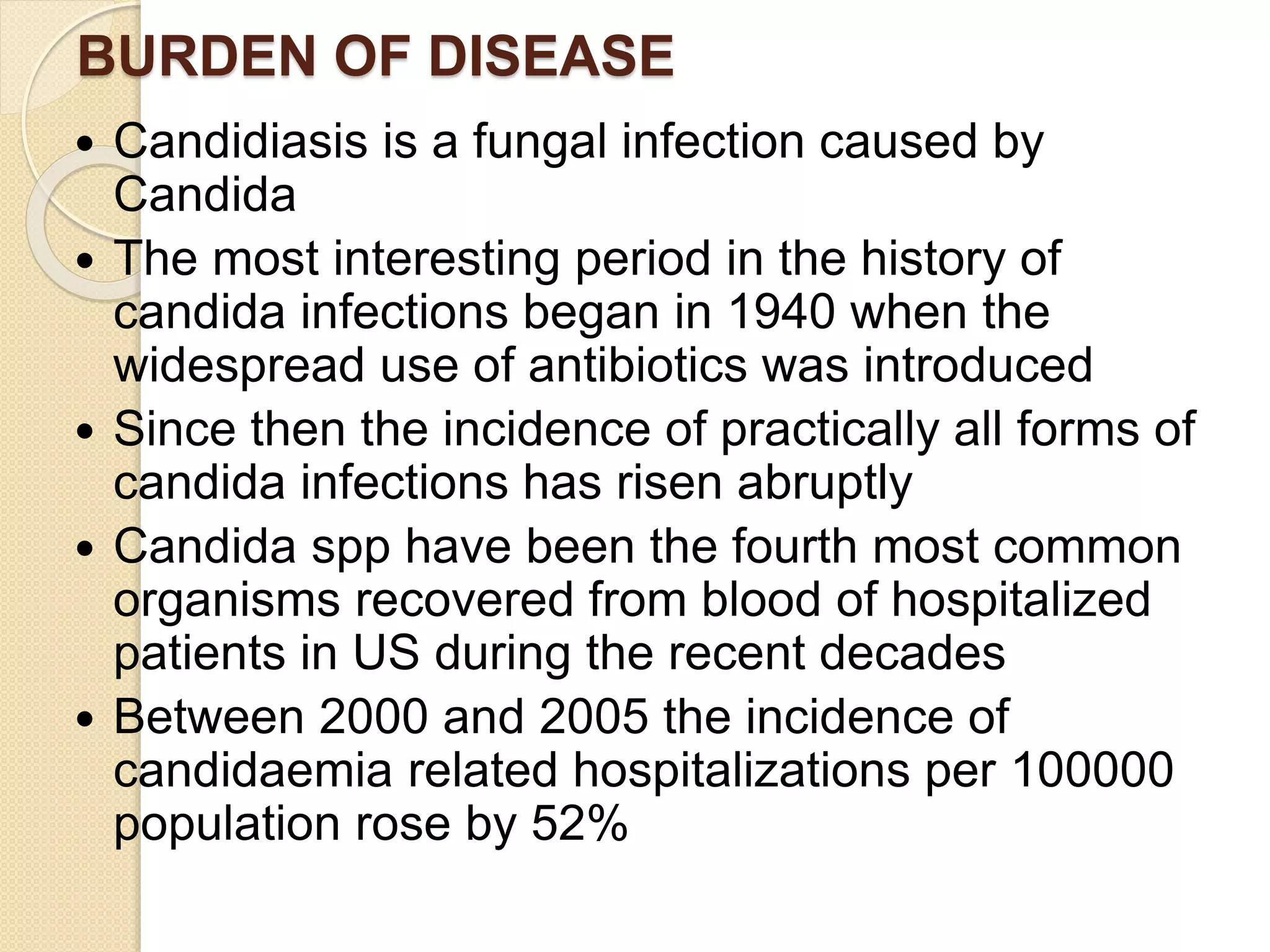 candidiasis 2016 | PPTX