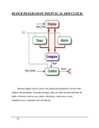 Digital Alarm Clock (IC-TMS-8560) | DOCX