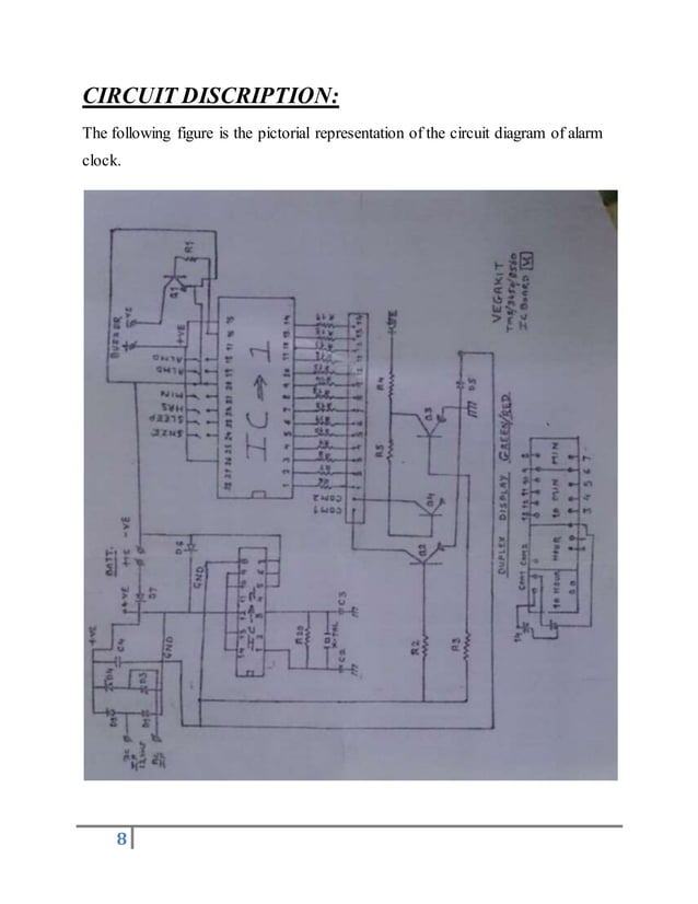 Digital Alarm Clock (IC-TMS-8560) | DOCX