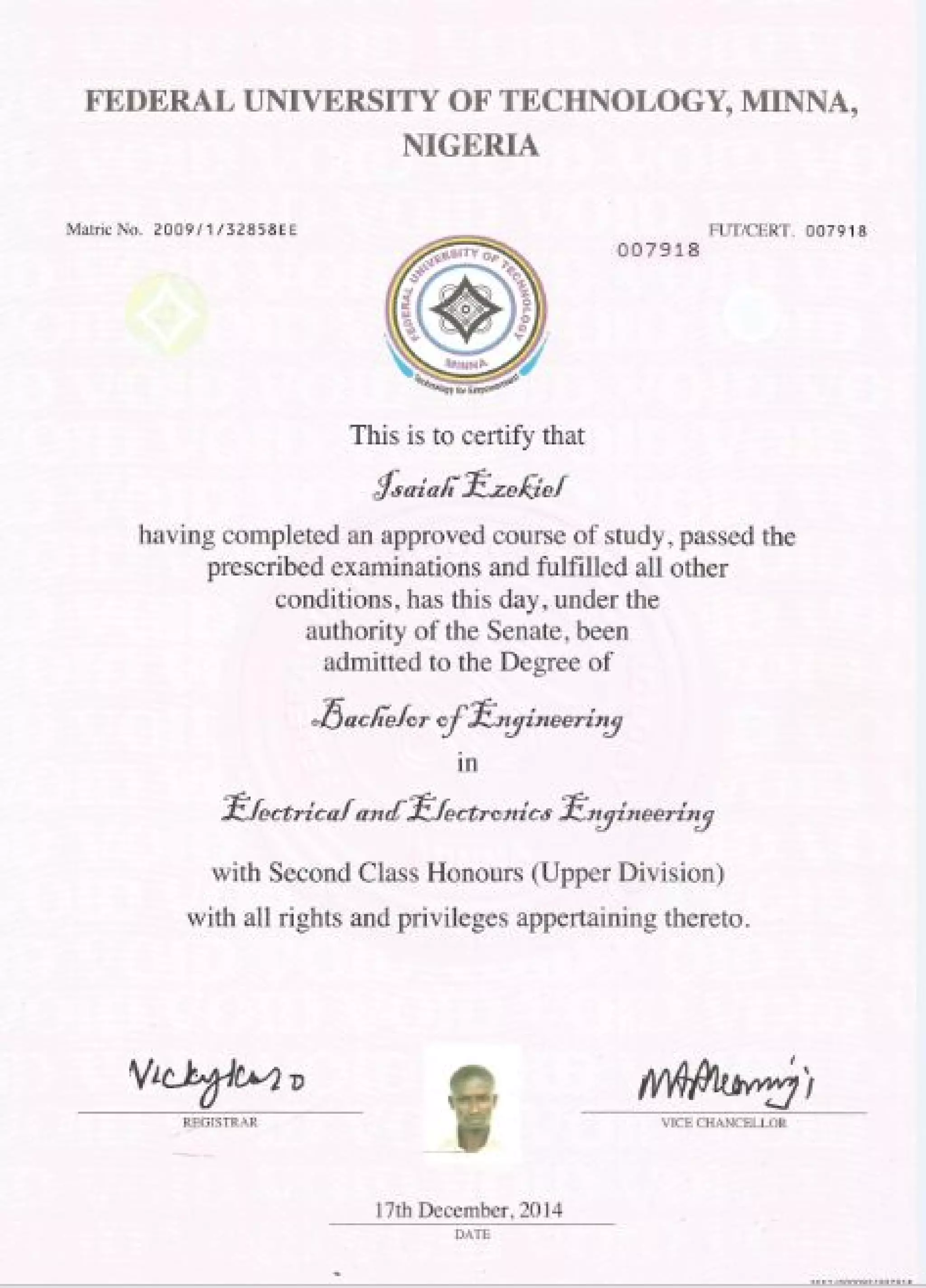 first degree cert pdf | PDF