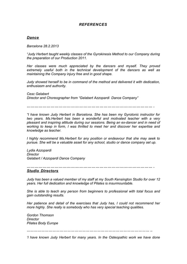 REFERENCES SUMMARY | DOC