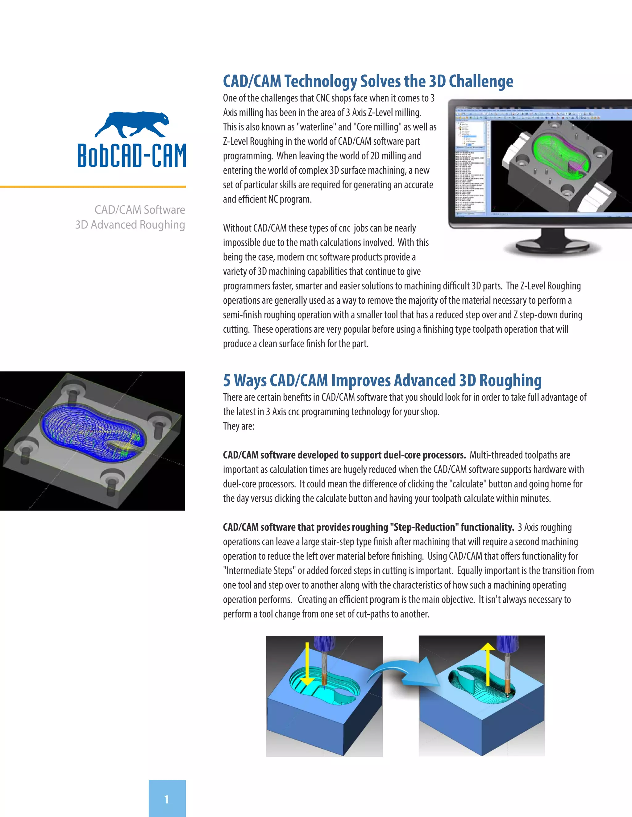 3D Advanced Roughing | PDF