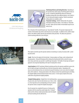 3D Advanced Roughing | PDF