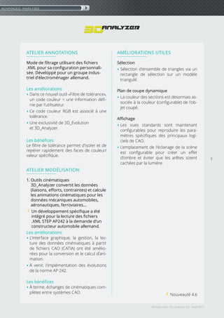 Documentation technique de 3D_Analyzer - Viewer CAO 3D professionnel | PDF