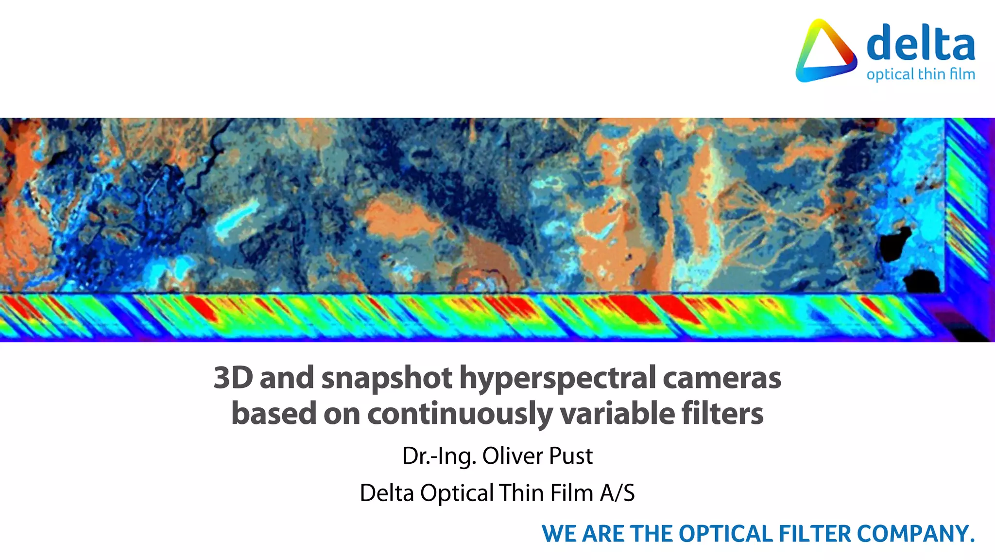 3 D and snapshot hyperspectral cameras based on continuously variable filters | PDF