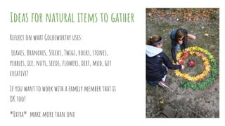 3 d andy goldsworthy environmental artist | PPTX