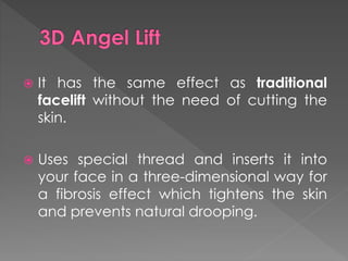 Non-surgical Facelift - 3D Angel Lift | PPT