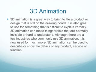 3D Animation Videos | PPT