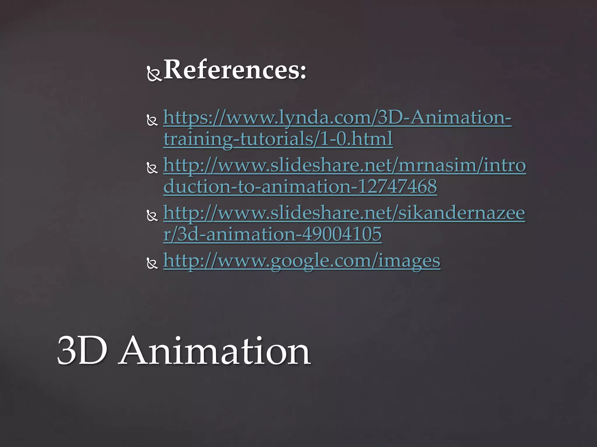 3d animation | PPTX