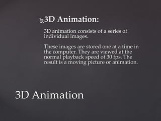 3d animation | PPTX