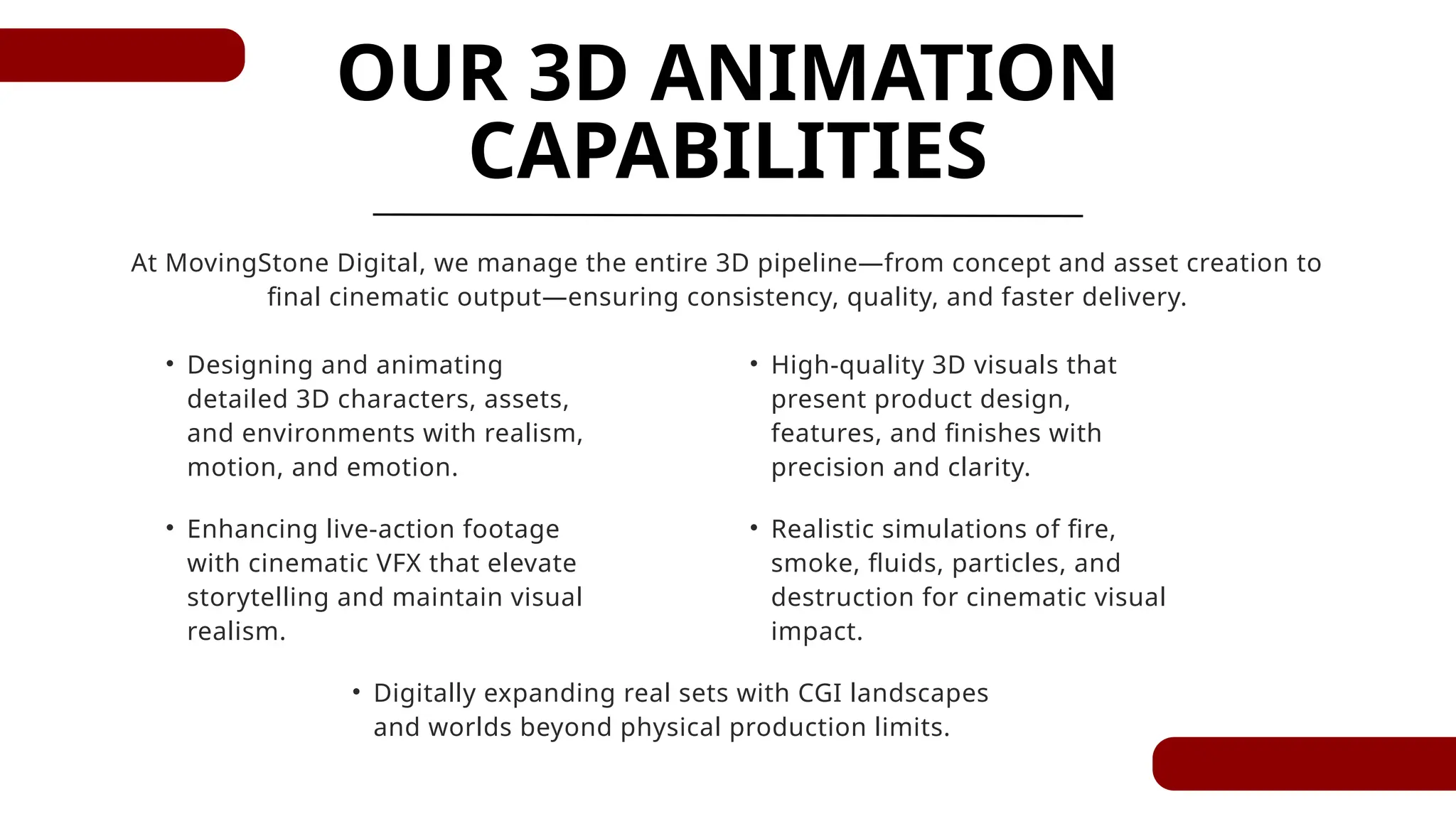 MovingStone Digital: 3D Animation That Brings Ideas to Life | PPTX