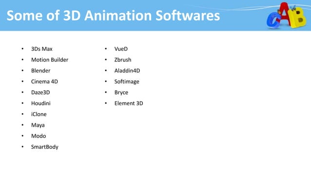 Introduction to 3D Animation | PPTX | 3-D Graphics | Computer Software ...