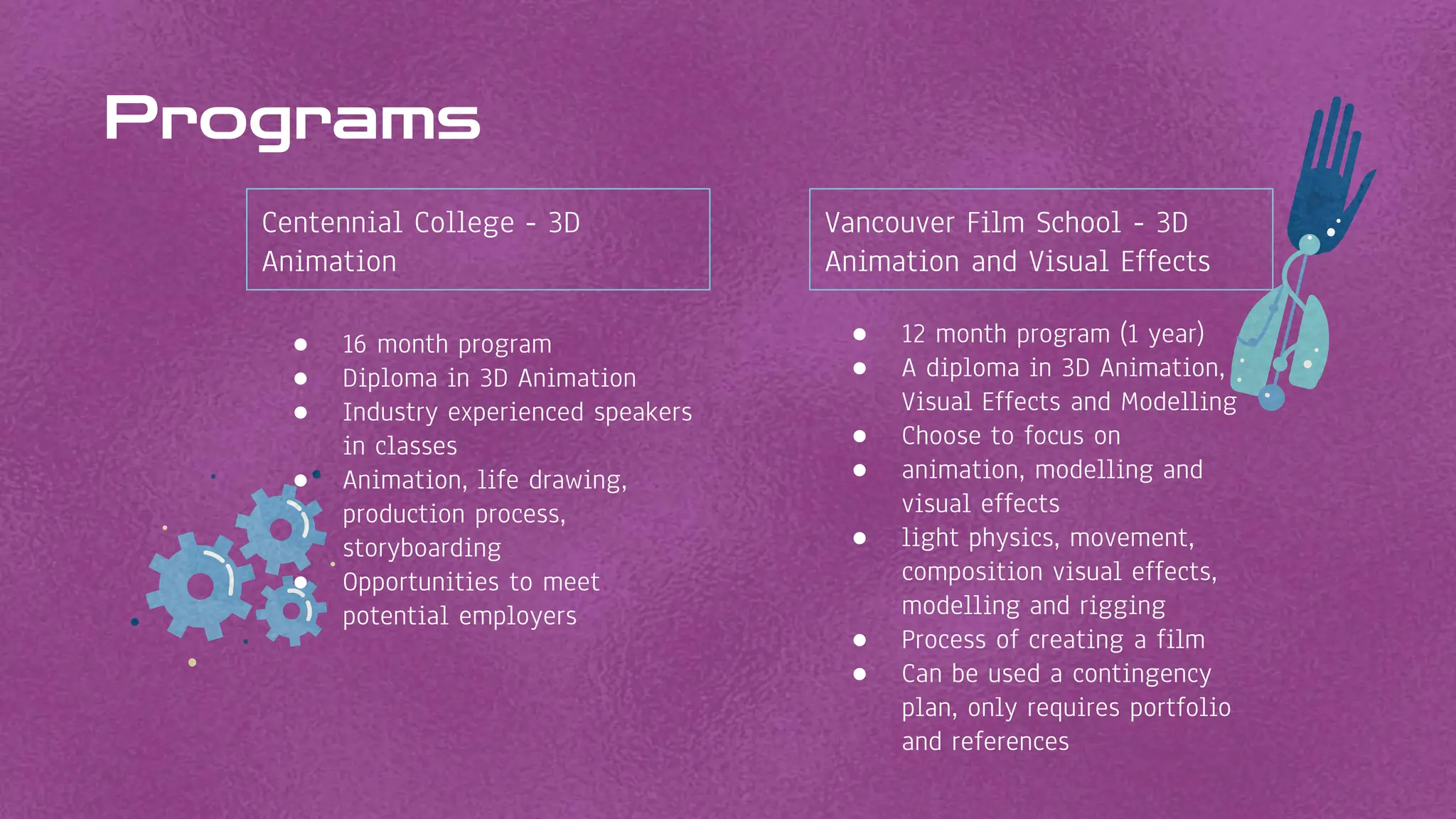 3D Animation Career Pressentation - exploration of careers | PPTX