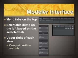 NewTek Lightwave 3D - Modeler I | PPTX