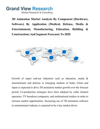 3D Animation Market Size, Demand Forecast To 2020: Grand View Research ...