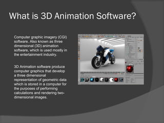 Michael Solon Presentation - 3D Animation Software | PPT