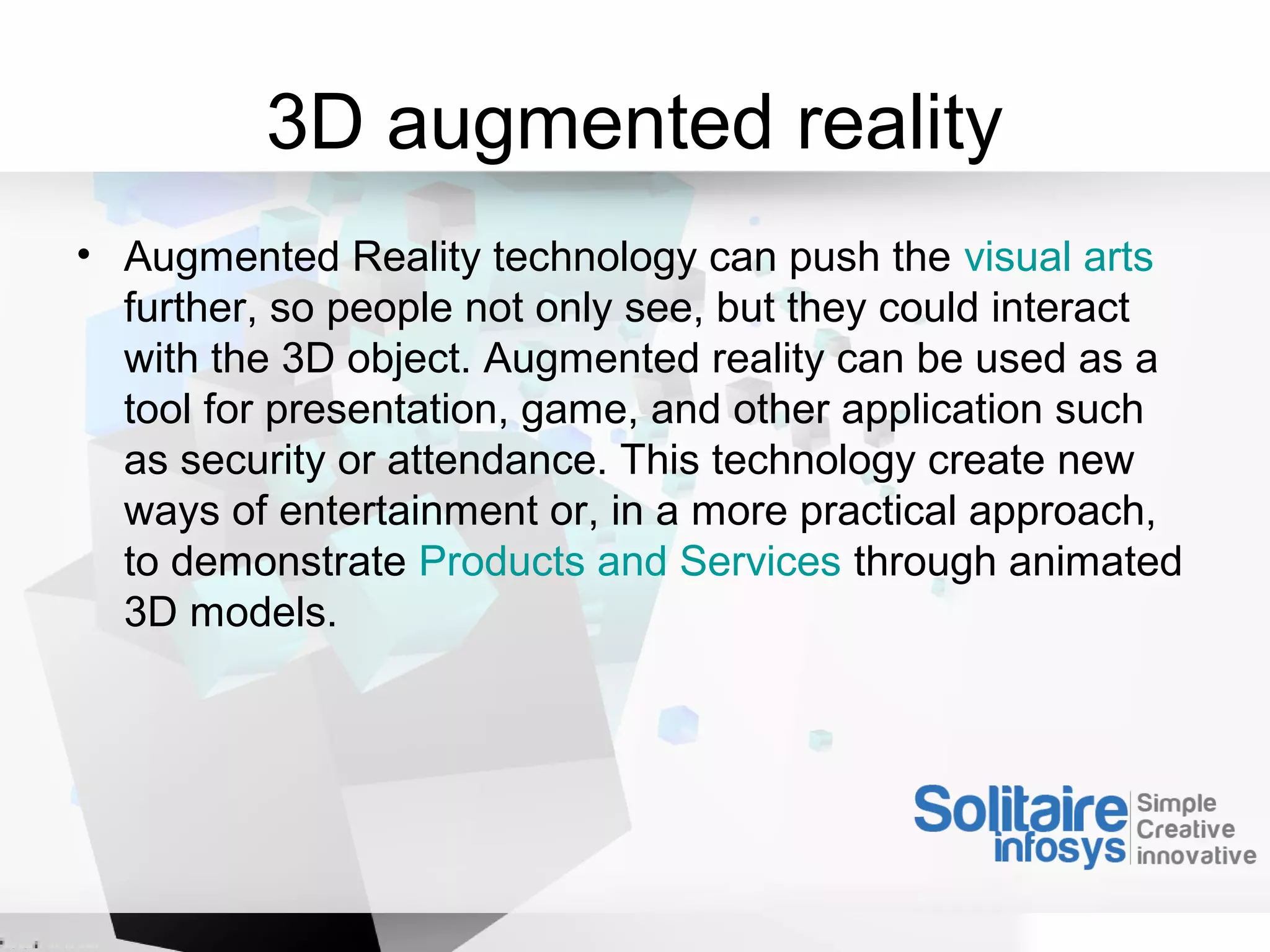 3D Animation Services at Solitaire Infosys INC | PPT