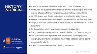 Danone - History, Evolution, Present and the Future | PPTX