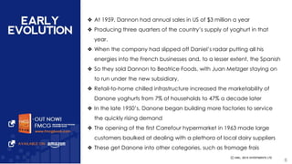 Danone - History, Evolution, Present and the Future | PPTX
