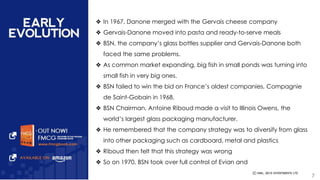 Danone - History, Evolution, Present and the Future | PPTX