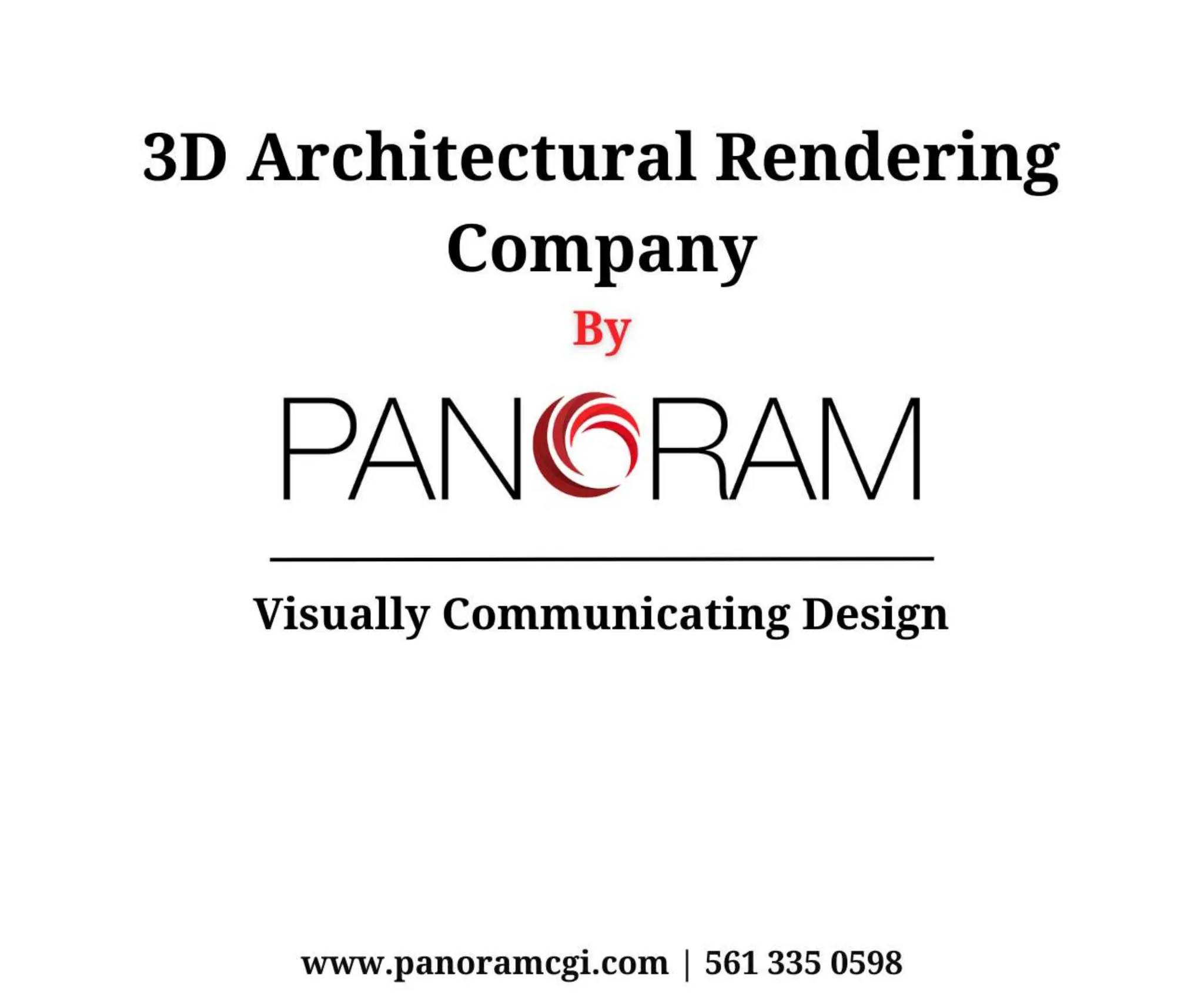 3D Architectural Rendering Company by Panoram CGI | PPT