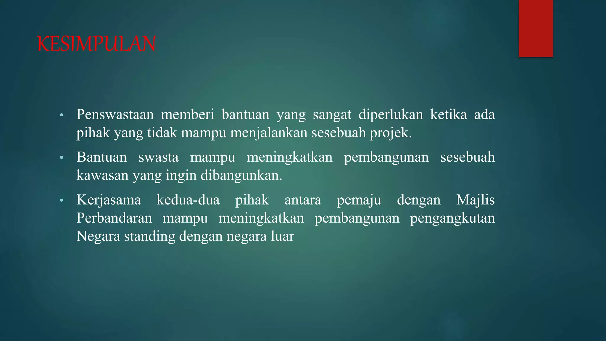 (3) dasar penswastaan | PPTX