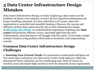 3 Data Center infrastructure Design Mistakes.pptx