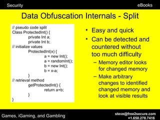Protect Data in Your Software Client - Data Obfuscation | PPT