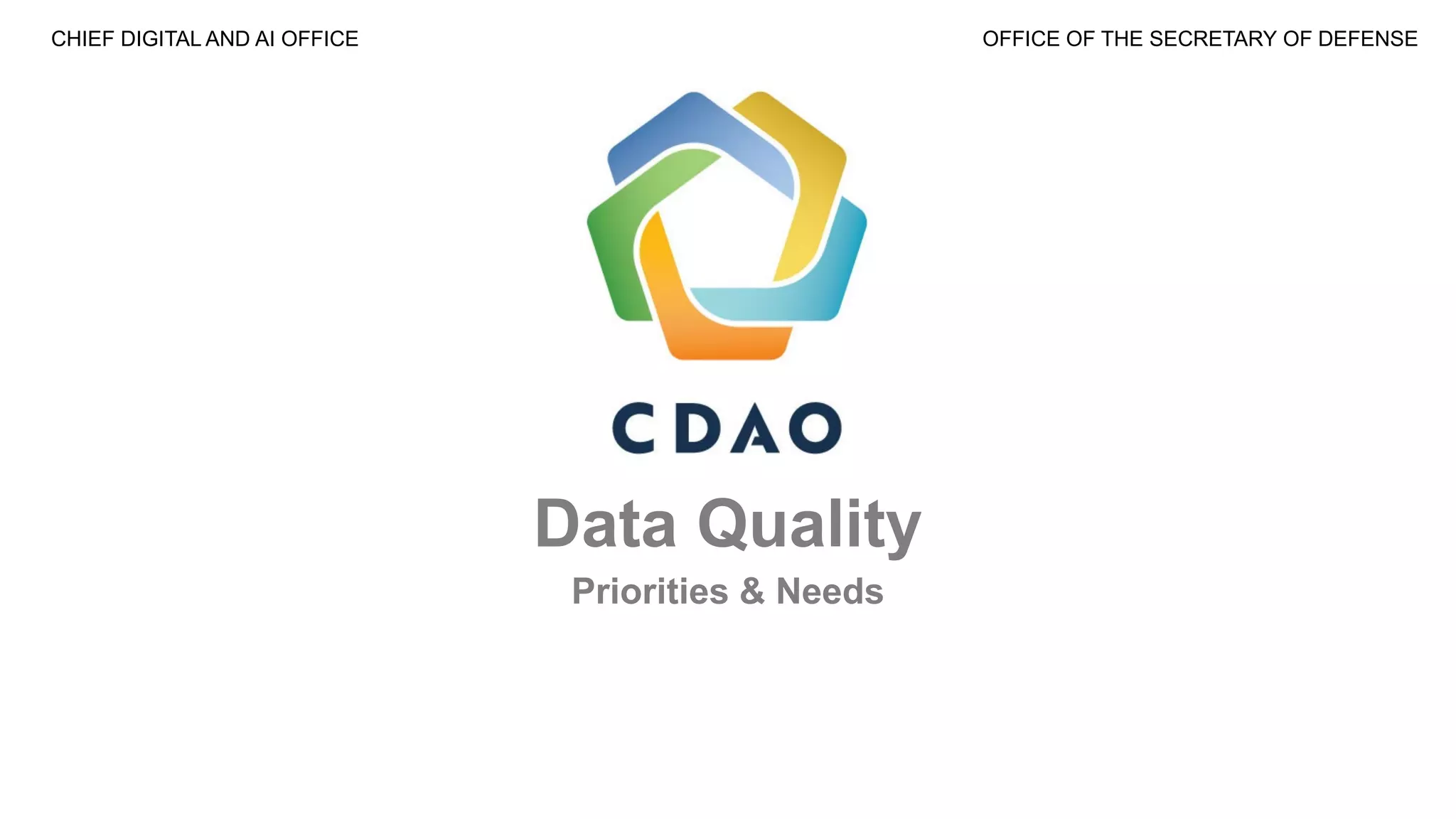 DoD Data Quality Challenges | PPT