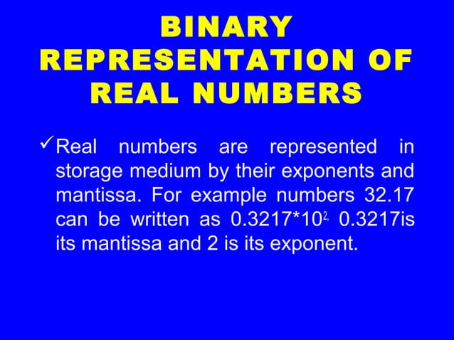 Data Representation | PPT