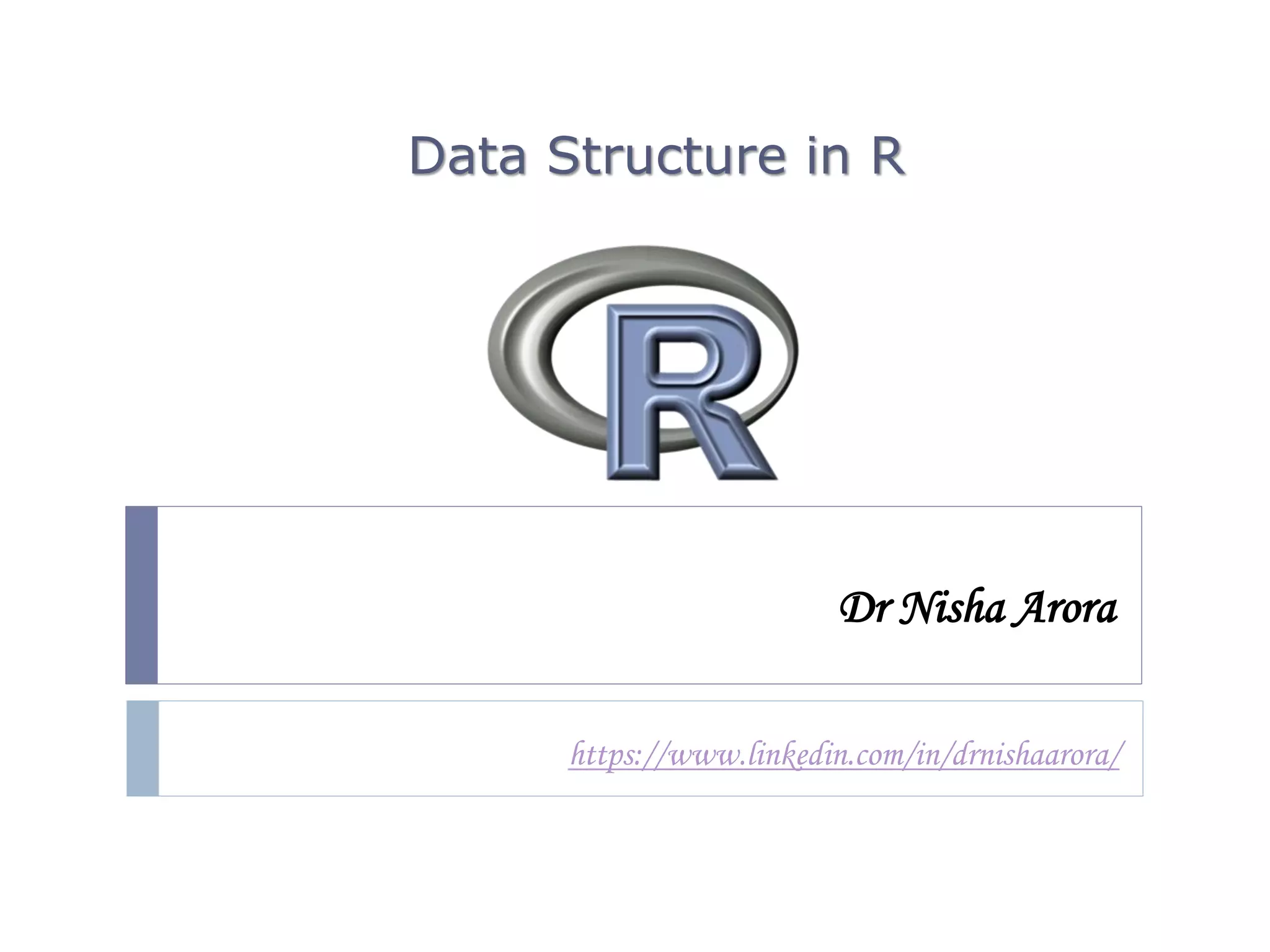 3 Data Structure in R | PDF