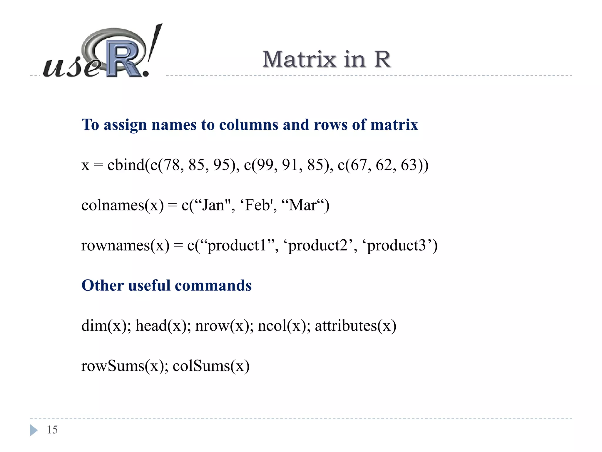 3 Data Structure in R | PDF