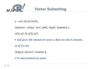 3 Data Structure in R | PPT