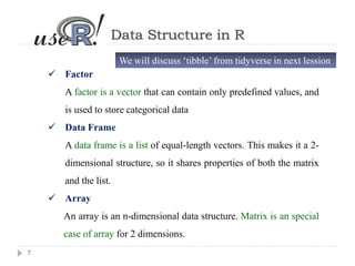 3 Data Structure in R | PDF