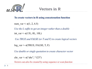 3 Data Structure in R | PDF