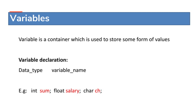 Datatypes & variables in java | PPT