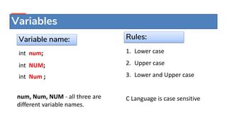 Datatypes & variables in java | PPT